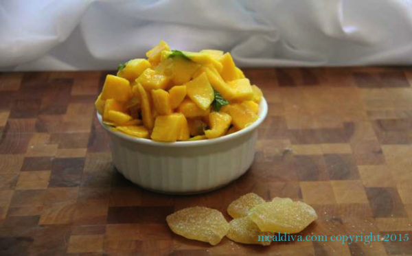 Mango Salad with Crystallized Ginger #SundaySupper – MealDiva